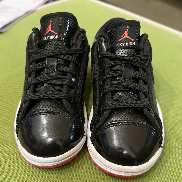 Nike | Shoes | Nike Jordan Sky High Retro Low Gs Kids Black | Poshmark